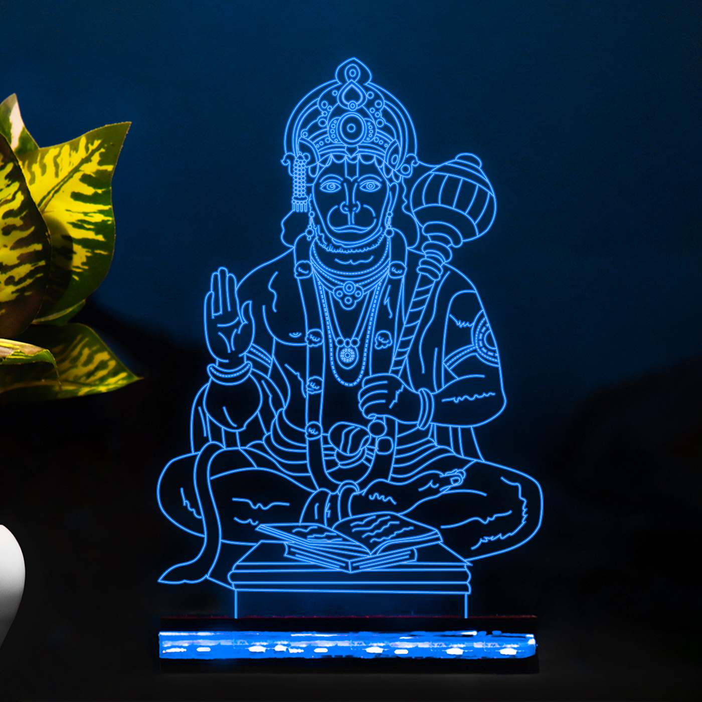 Lord Hanuman Ji Design Night Lamp