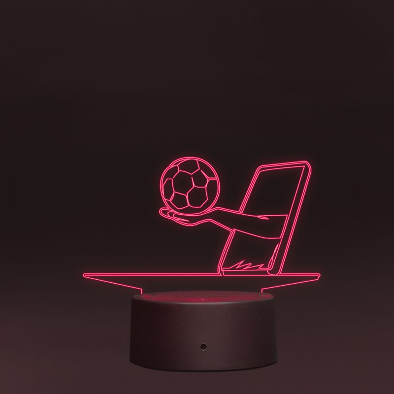 Football Design Night Lamp