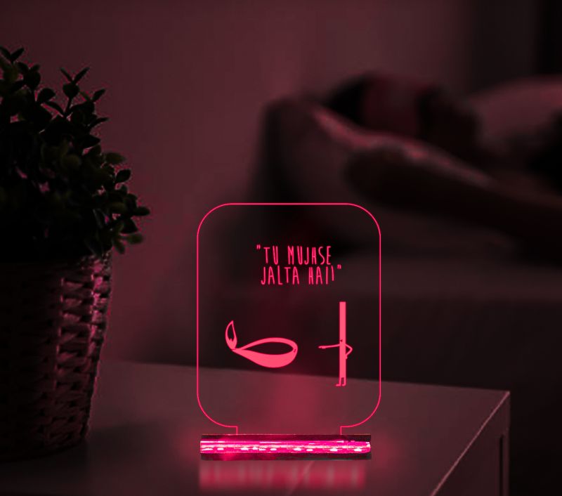 Comedy Text Night Lamp