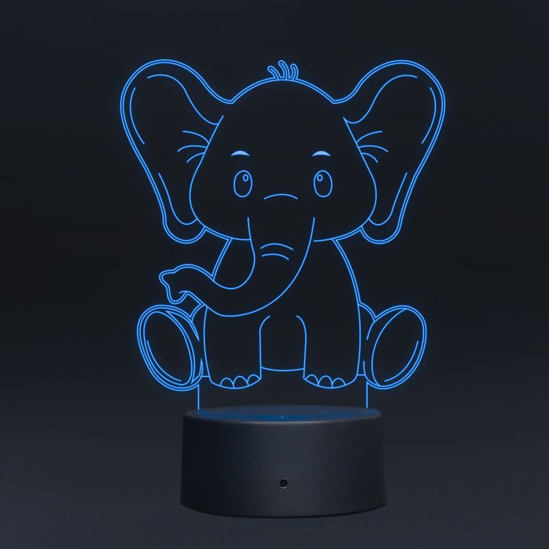 Cute Baby Elephant Night Lamp