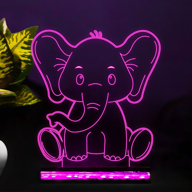 Cute Baby Elephant Night Lamp