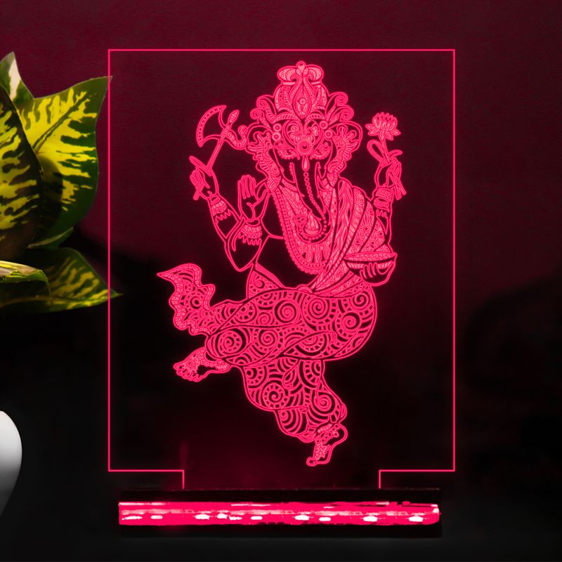 Ganesh Ji Design Night Lamp