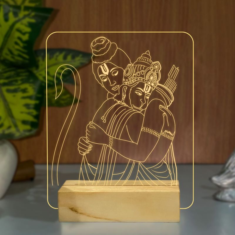 Ram Ji & Hanuman Ji Night Lamp