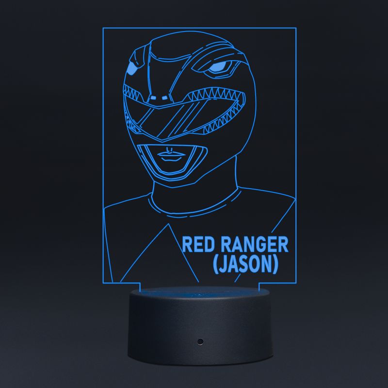 Red Ranger Character Night Lamp