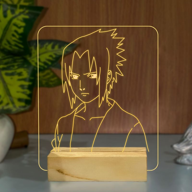 Sasuke Uchiha From Naruto Night Lamp