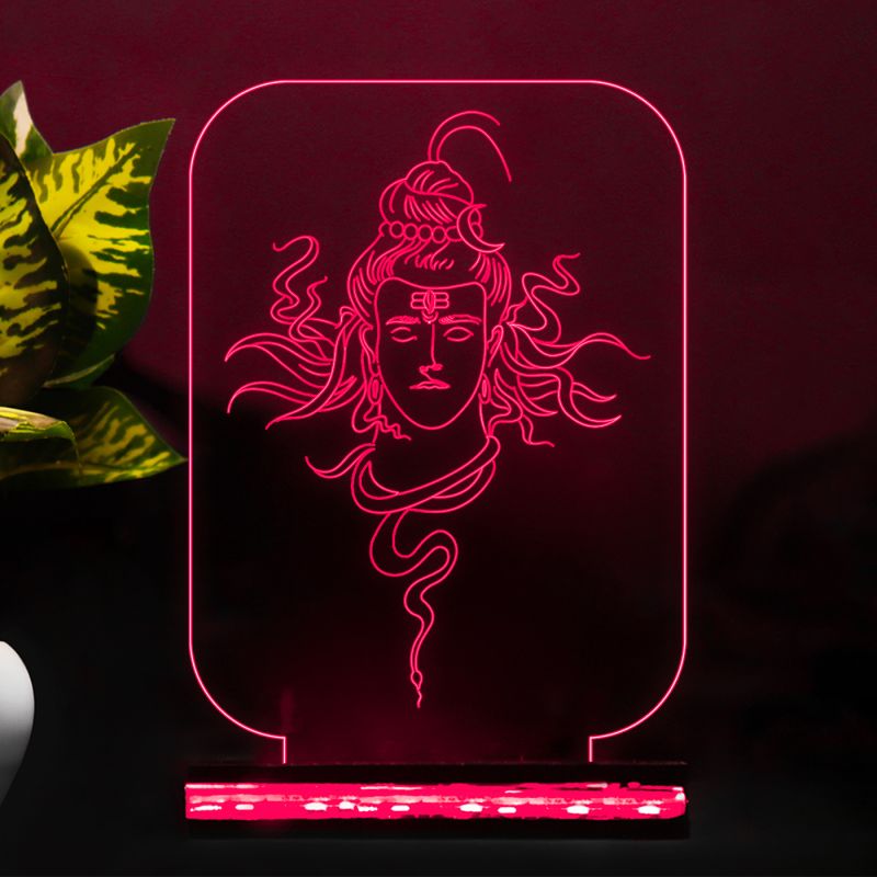 Lord Shiva Design Night Lamp